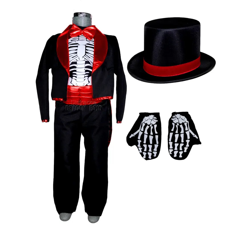 Disfraz de Catrín para niño – Dragón Rojo