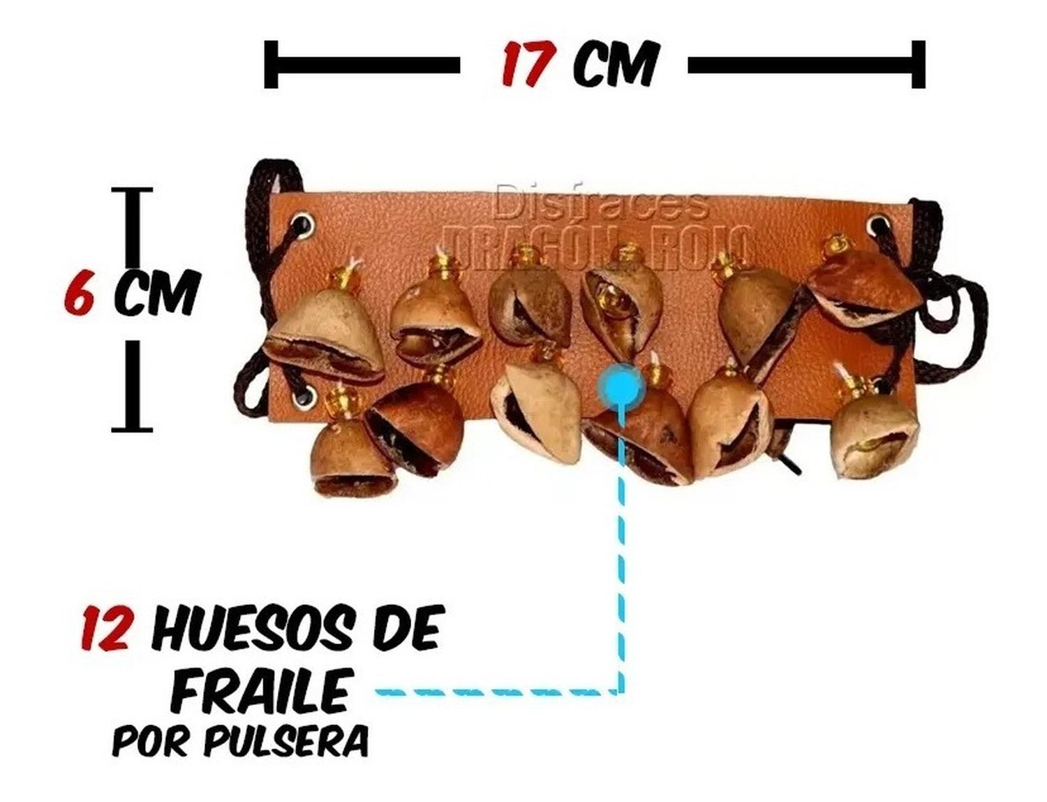 Pulsera Huesera Azteca Danza Prehispanica Hueso De Fraile Ch – Dragón Rojo